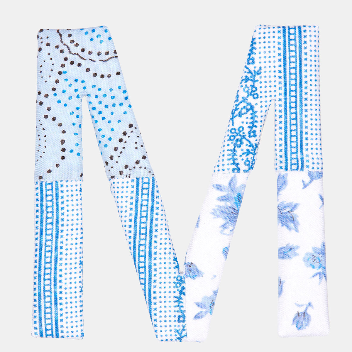 Baby Letter M 2pk | Blue Patchwork/Multi | Toshi - Designed in AU ...