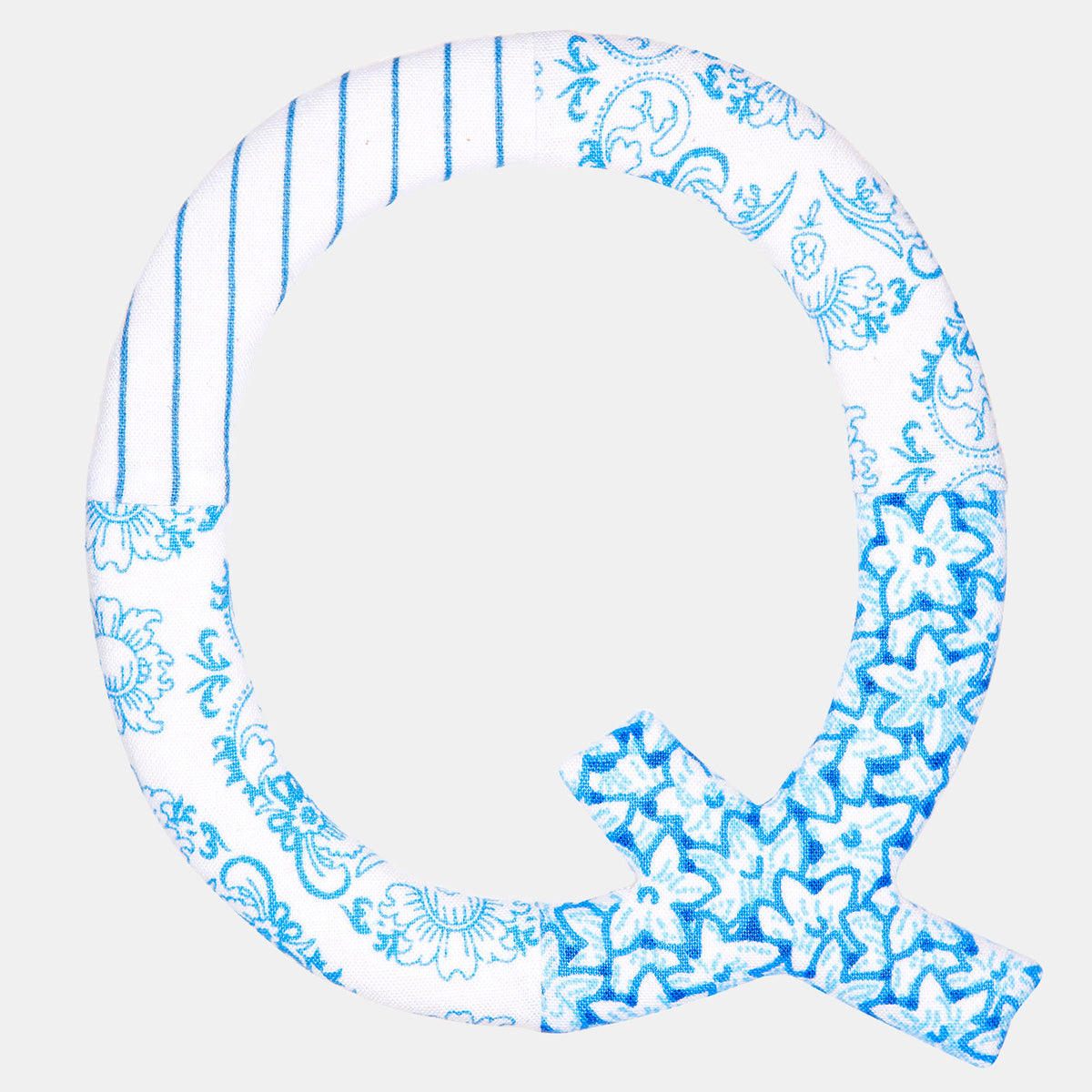 Baby Letter Q 2pk | Blue Patchwork/Multi | 100% Cotton | Toshi – Toshi ...